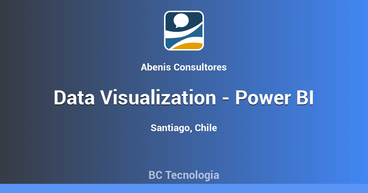 Data Visualization - Power BI - Santiago